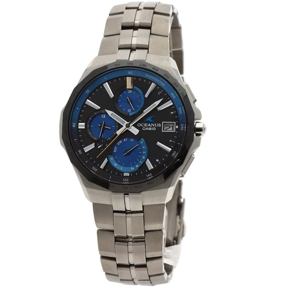 OTHERS | Accessories | Casio Ocws500e Oceanus Manta Watch Titanium Mens ...